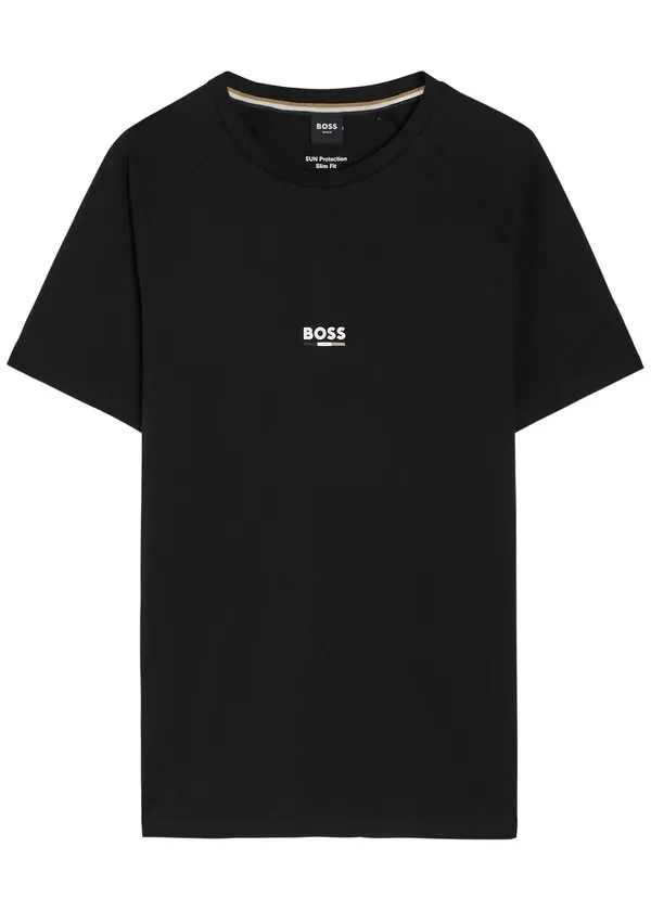 BOSS Logo-print Cotton T-shirt