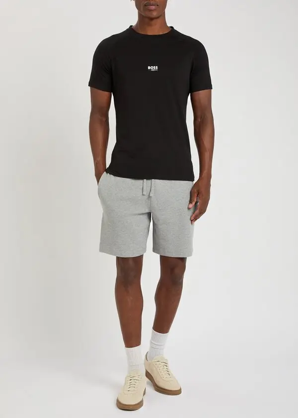 BOSS Logo-print Cotton T-shirt