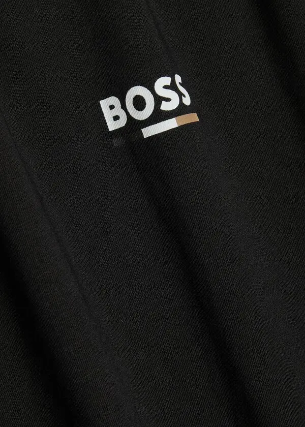 BOSS Logo-print Cotton T-shirt