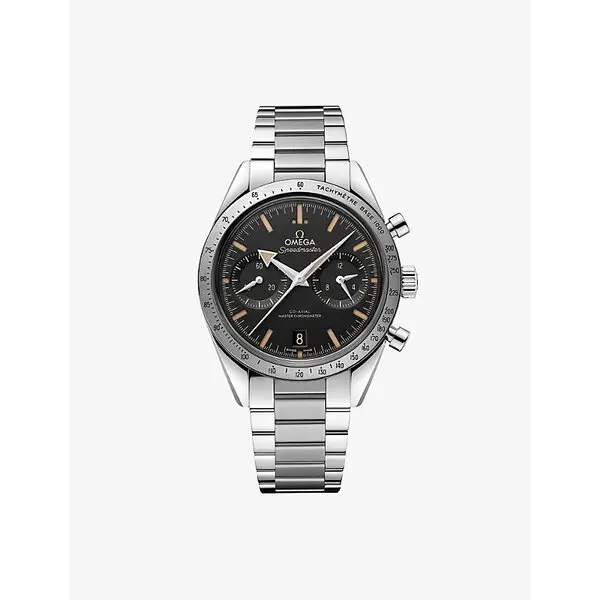 Omega Speedmaster Stainless Steel Manual Watch - Black