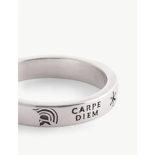 SERGE DENIMES Sterling And Cubic Zirconia Patriot Ring