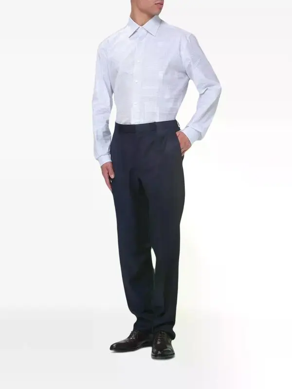 Zegna Check Poplin Shirt