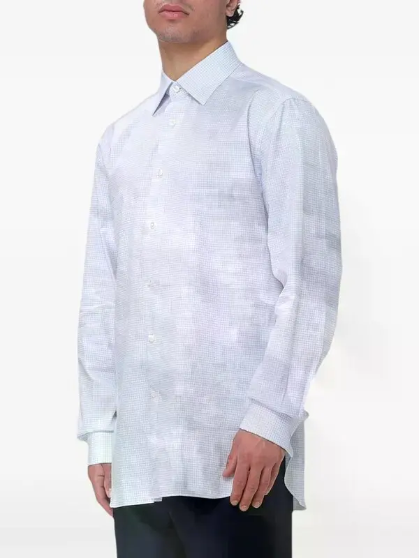 Zegna Check Poplin Shirt
