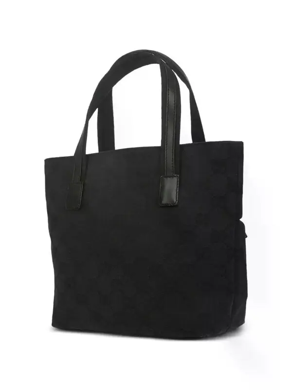 Gucci Gg Supreme Tote Bag - Black