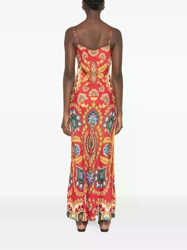 Farm Rio Floral Print Maxi Dress