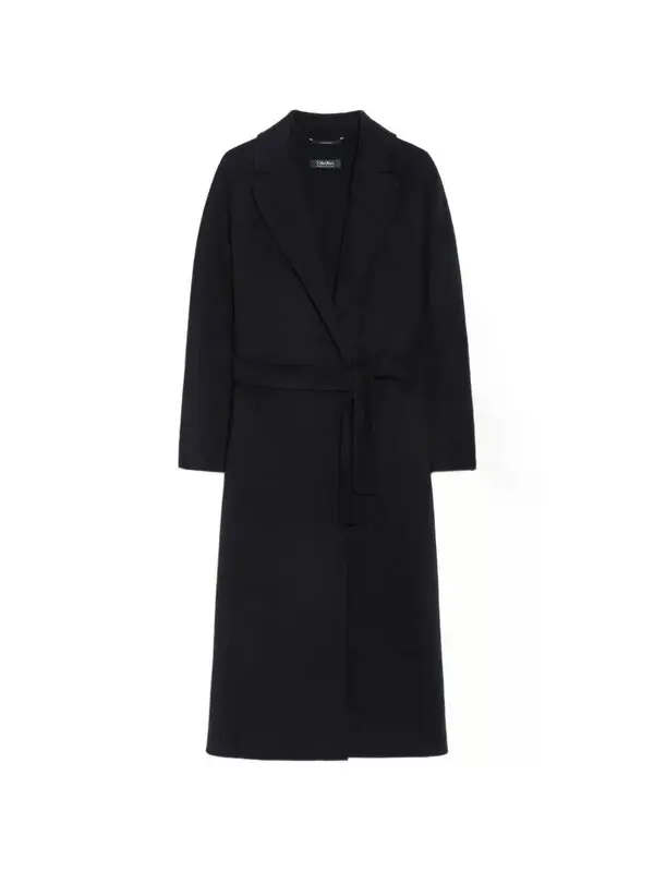 Max Mara Esturia Belted Coat - Blue