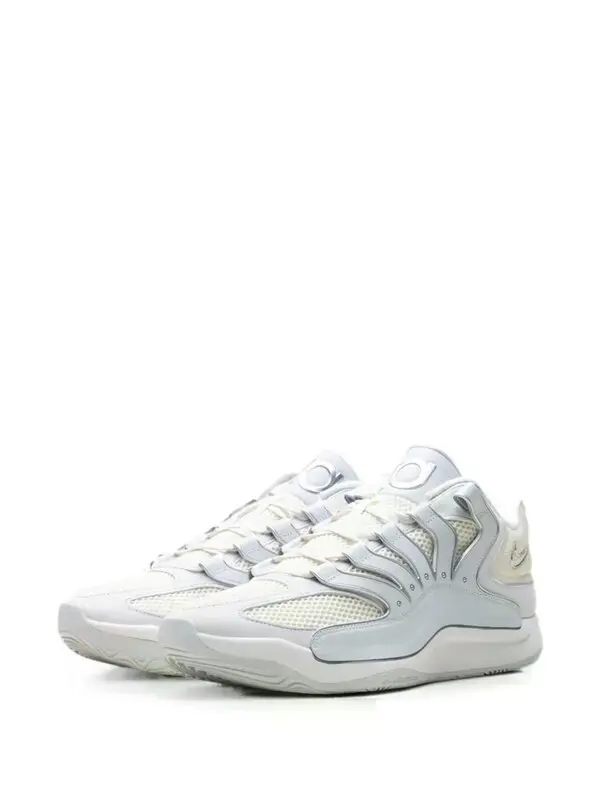 Nike Kd 18 Panelled Lace-up Basketball Sneakers - Grey