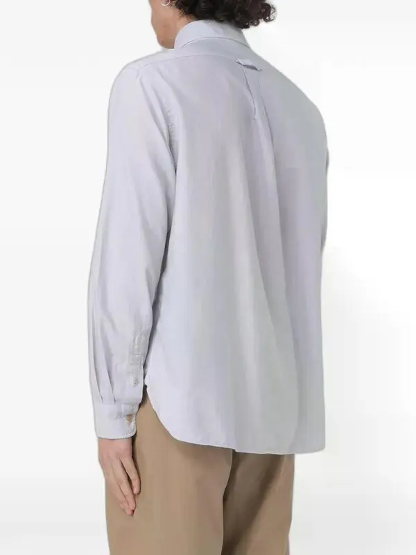 Eleventy Button-down Chest-pocket Shirt