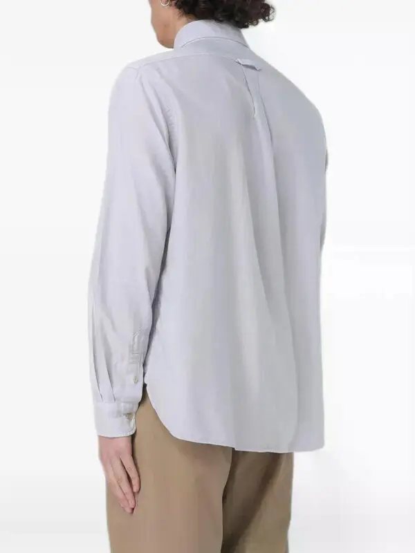 Eleventy Button-down Chest-pocket Shirt