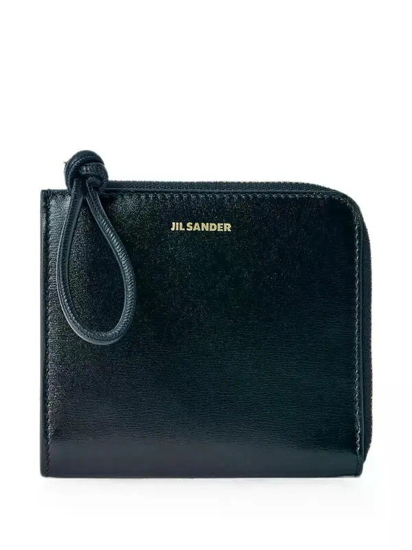 JIL SANDER Giro Zip-around Wallet - Black