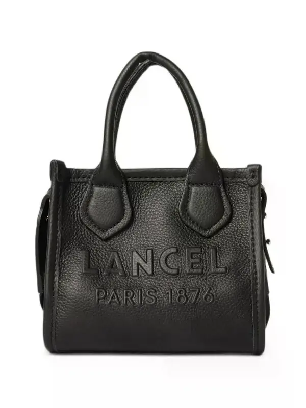 LANCEL Grained Leather Shoulder Bag