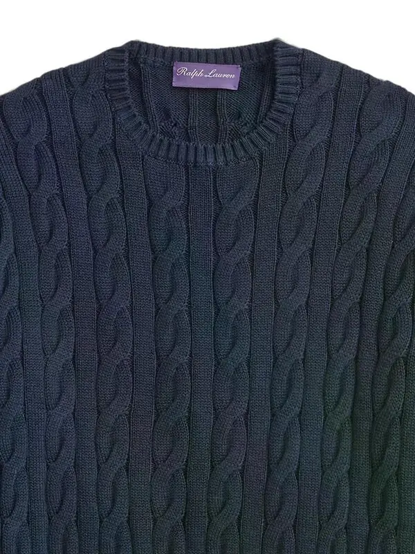 Ralph Lauren Purple Label Cable-knit Cashmere Sweater
