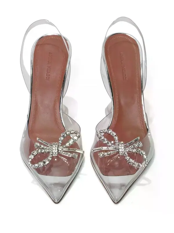 Amina Muaddi Rosie Slingback Pumps