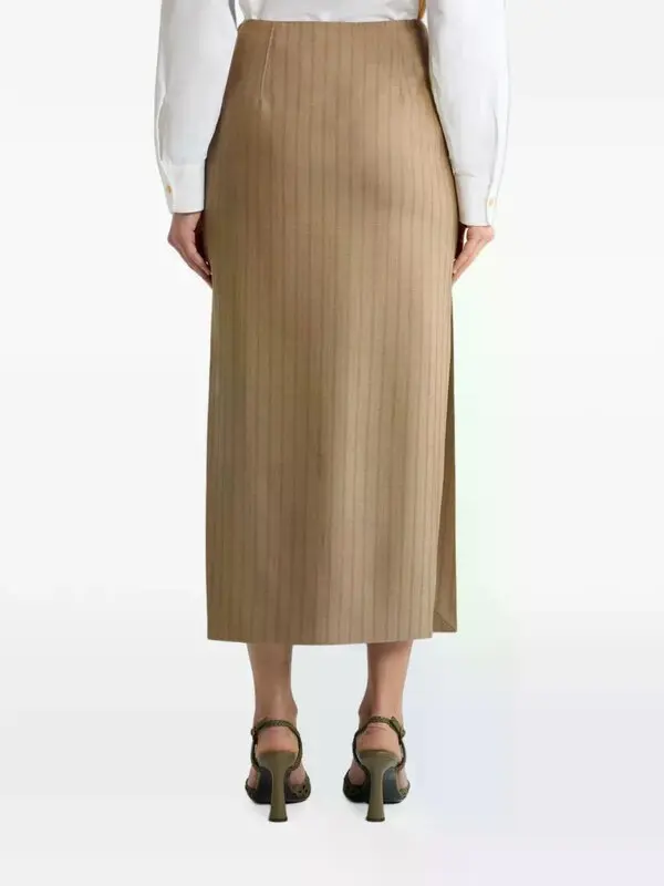 Etro Wool Jacquard Midi Skirt