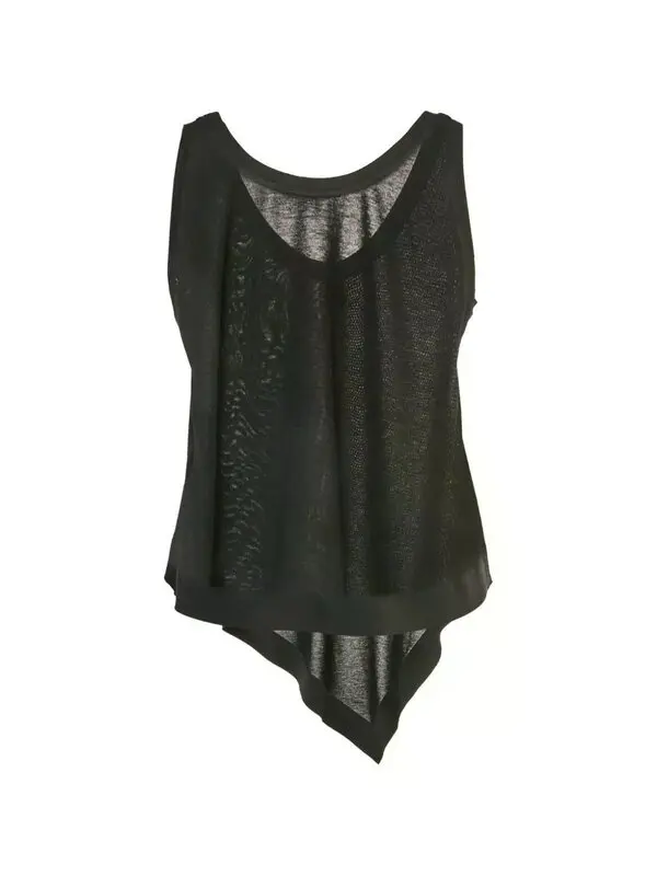 Balenciaga Asymmetric Stretch-knit Tank Top