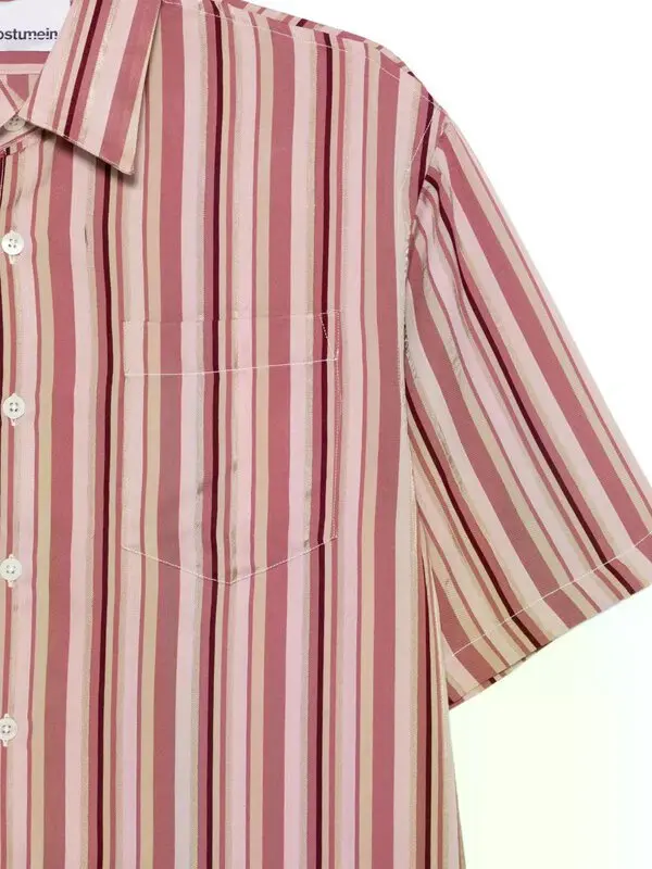 COSTUMEIN Eric Vertical-stripe Short-sleeve Shirt