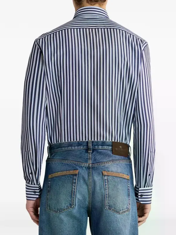 Etro Striped Button-down Cotton Shirt