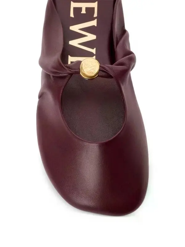 Loewe Pebble Leather Mules