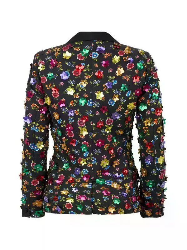 Moschino Floral Embroidered Blazer