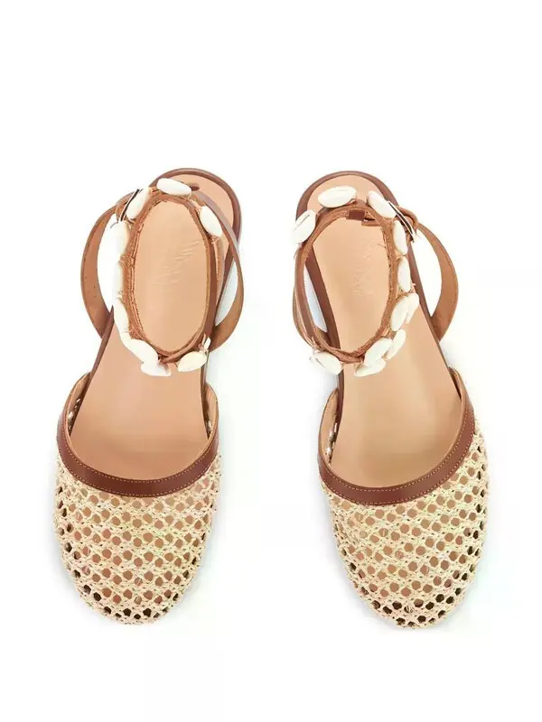 ANCIENT GREEK SANDALS Filothea Woven Flat Pumps