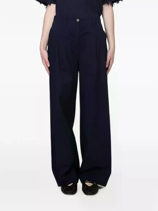 MEIMEIJ Pleated Wide-leg Trousers