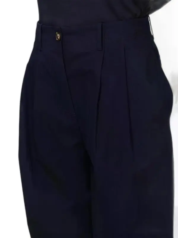 MEIMEIJ Pleated Wide-leg Trousers