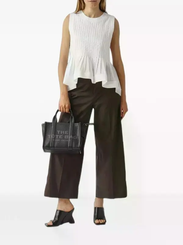 MEIMEIJ Pleated Peplum Top
