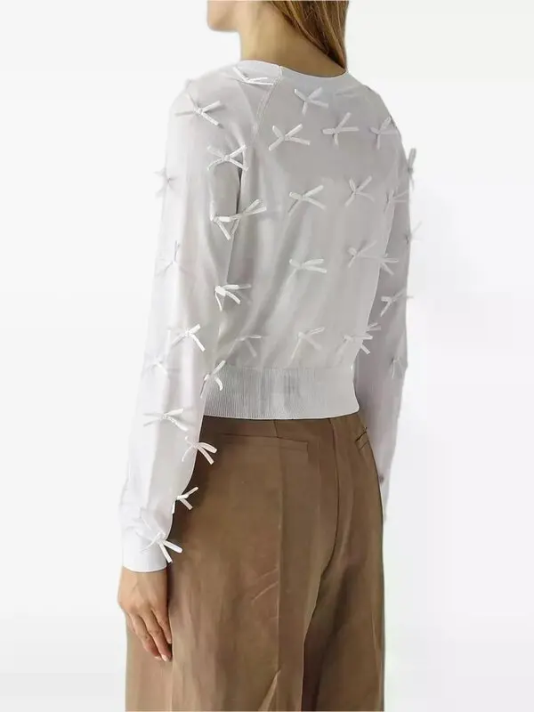 MEIMEIJ Bow-embellished Cardigan
