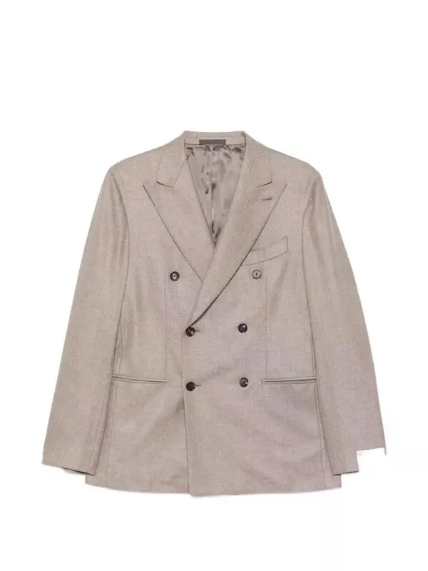 Caruso Aida Double-breasted Buttoned Blazer