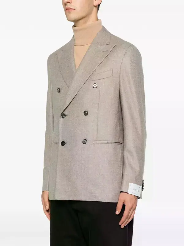 Caruso Aida Double-breasted Buttoned Blazer
