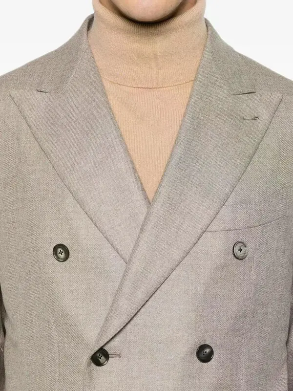 Caruso Aida Double-breasted Buttoned Blazer