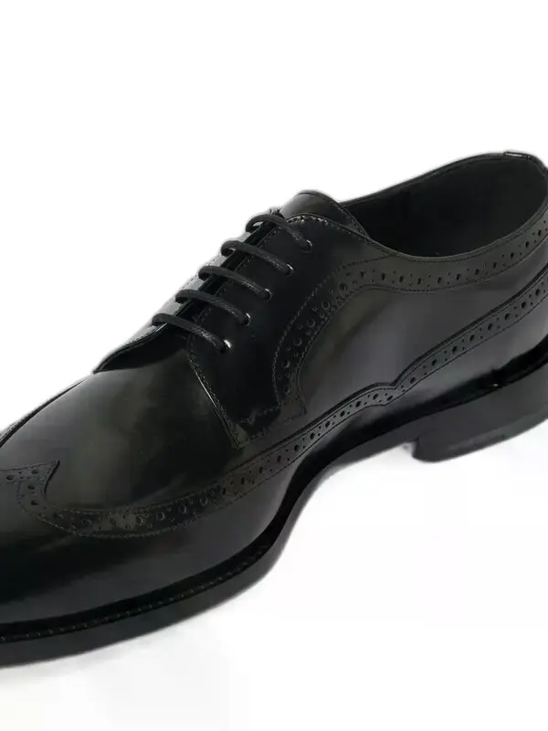 Manolo Blahnik Brogue-pattern Oxford Shoes