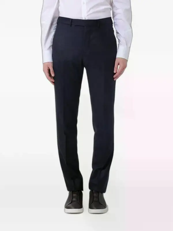 Zegna Wool Flannel Trousers