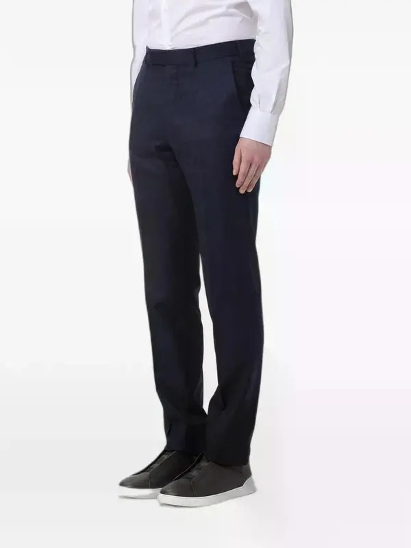 Zegna Wool Flannel Trousers