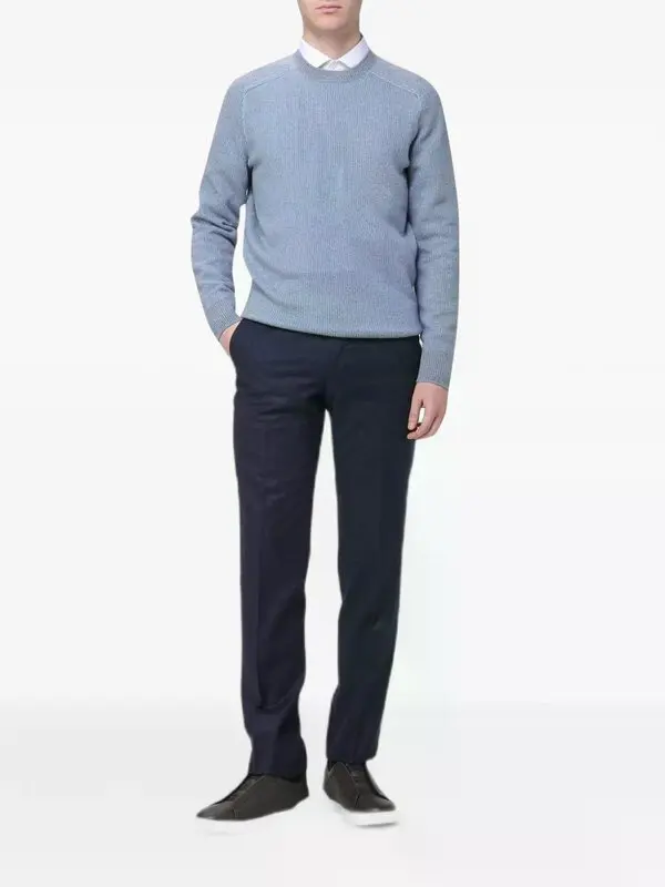 Zegna Wool Flannel Trousers