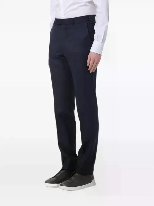 Zegna Wool Flannel Trousers