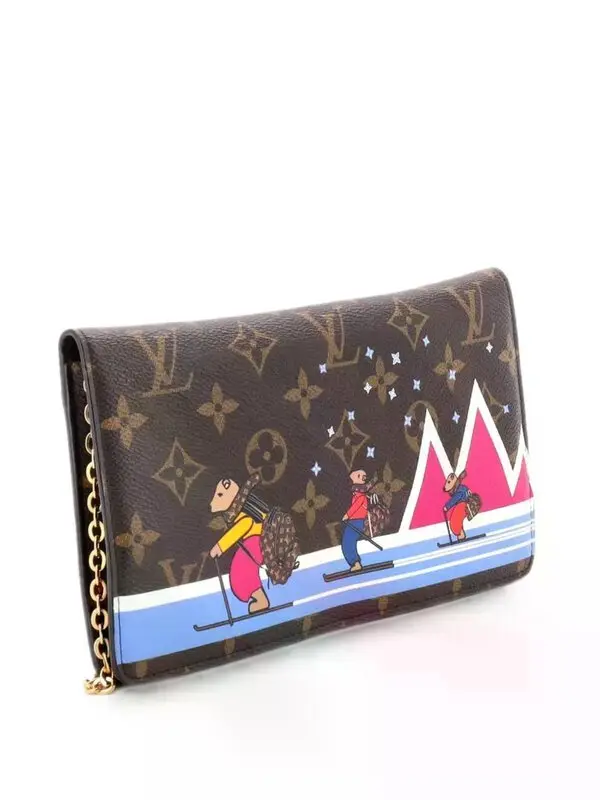 LOUIS VUITTON Limited Edition Monogram Canvas Weekend Pochette Clutch Bag