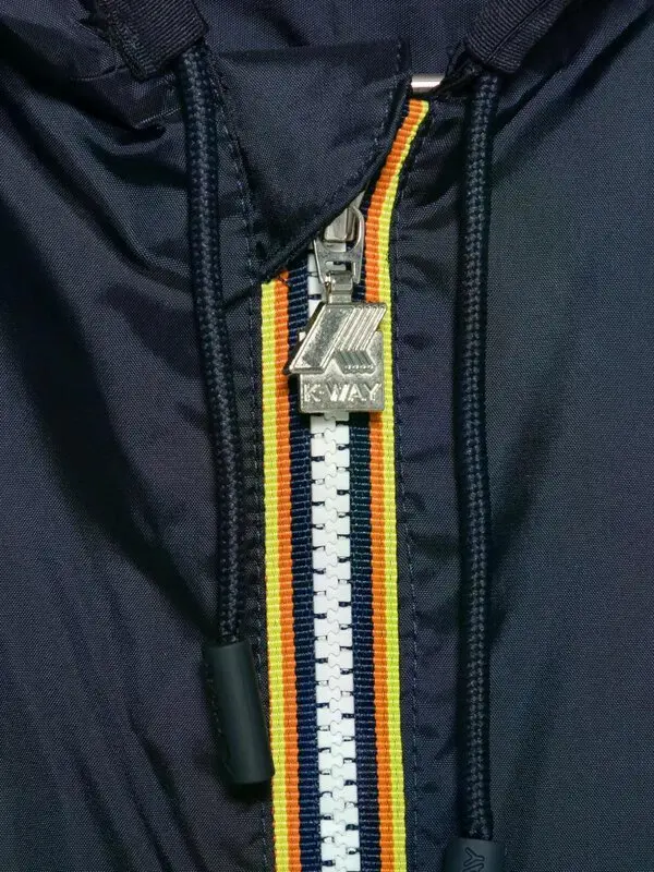 K-WAY Logo Patch Zip-up Jacket