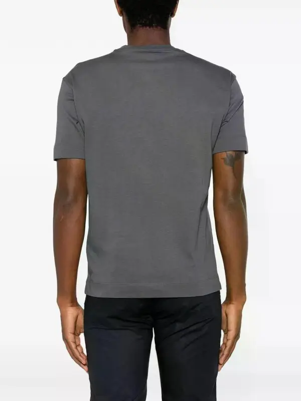 Emporio Armani Logo-print T-shirt - Grey