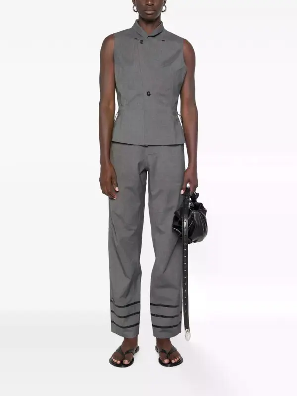 Coperni Drawstring Waist Buttoned Gilet