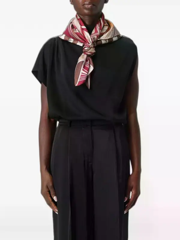 FERRAGAMO Giada Floral-print Scarf