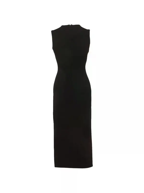 David Koma Embellished Plunge-neck Midi Dress