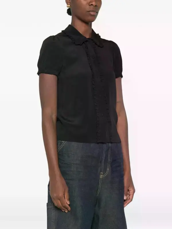 N°21 Ruffled Trim Blouse