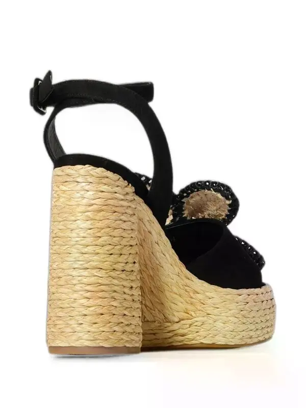 PALOMA BARCELO Flower-appliqué Sandals