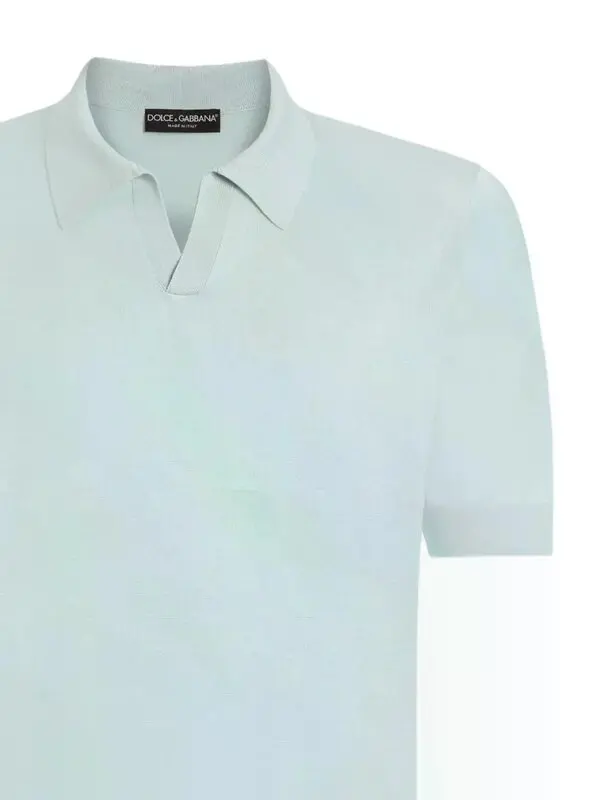 Dolce & Gabbana Silk Polo Shirt