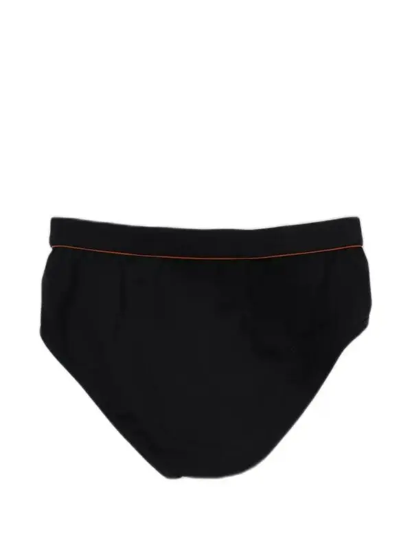Zegna Logo-patch Contrast-trim Briefs