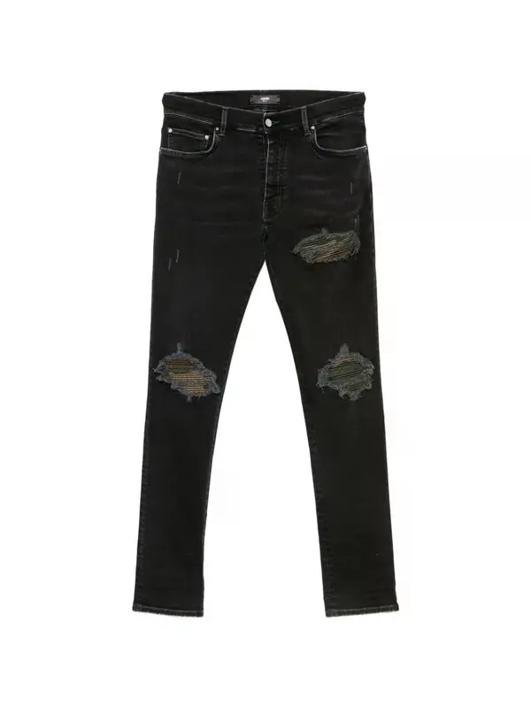 Amiri Distressed Pocket Jeans - Black