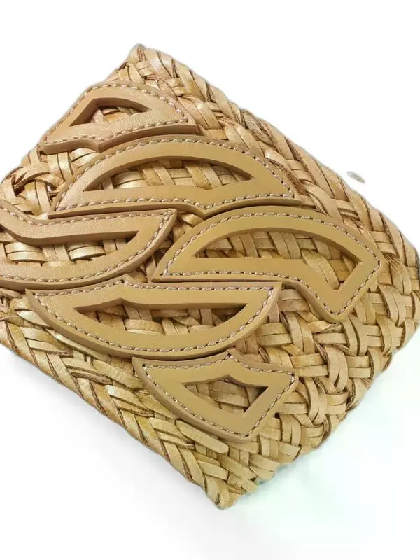 Casadei Ischia Woven Leather Sandals - Neutrals