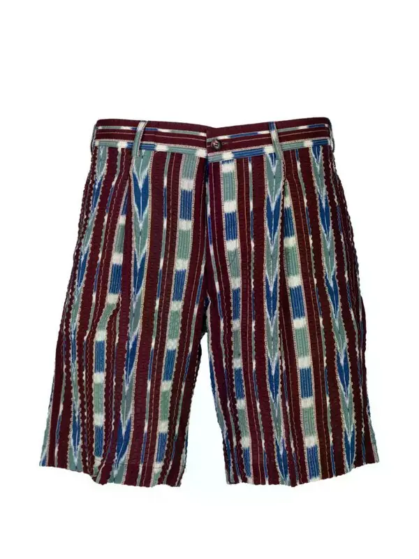 DOPPIAA Belt-loops Shorts - Red