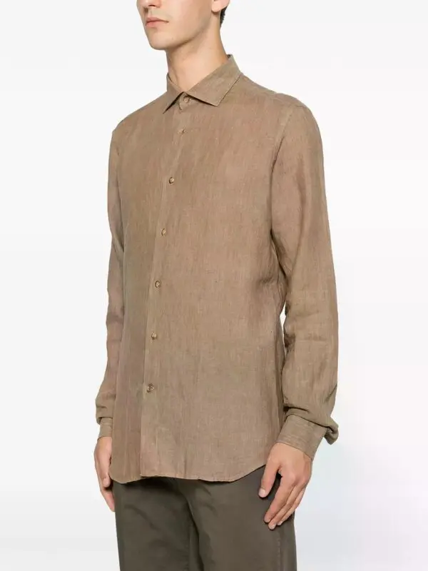 VELA SHOP Button-up Long-sleeve Shirt